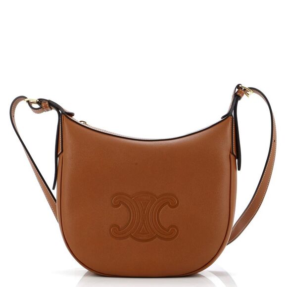 Celine | Bags | Celine Heloise Shoulder Bag Triomphe Embossed Leather ...